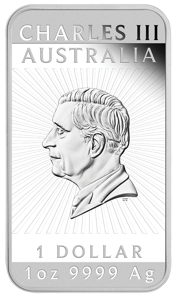 2025 $1 Dragon - Pure Rectangular Silver Coin