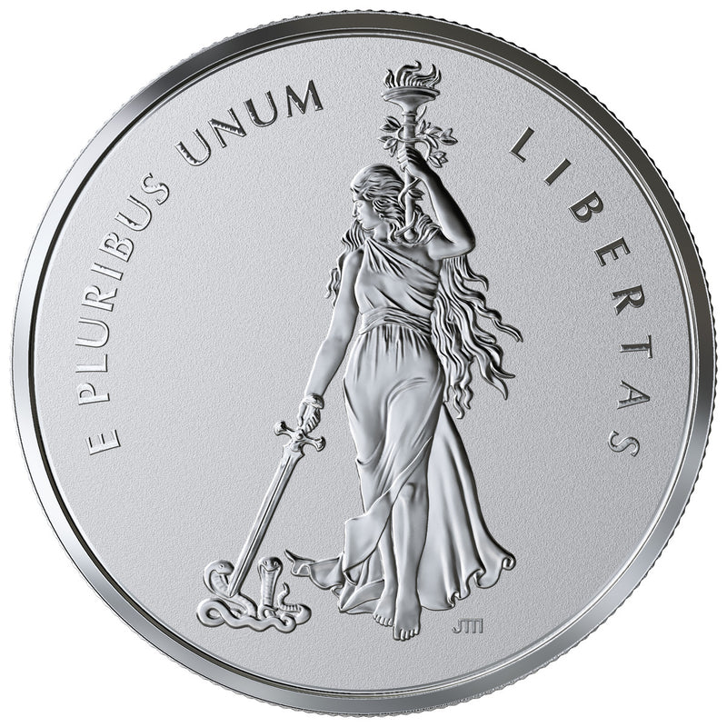 2019 Peace and Liberty - Pure Silver Kilo Medal