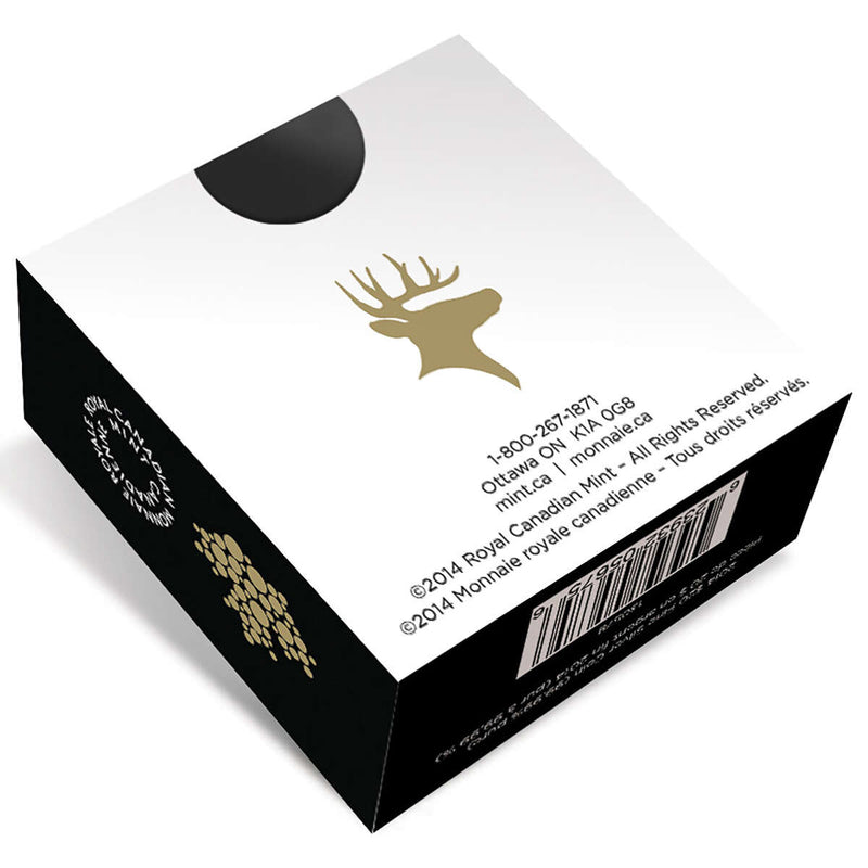 2014 $20 The White-tailed Deer: A Challenge - Pure Silver Coin