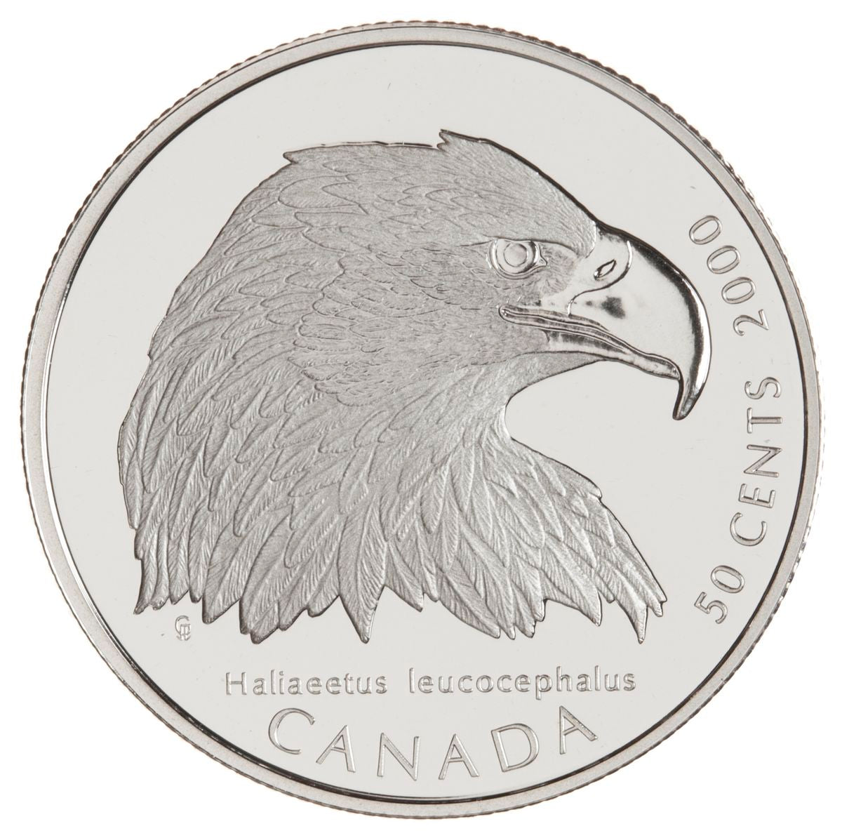 2000 50c Canada's Birds of Prey - Sterling Silver 4-Coin Set