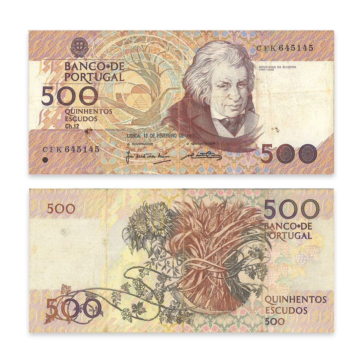 Portugal 500 Escudos 1992 P# 180d F-18