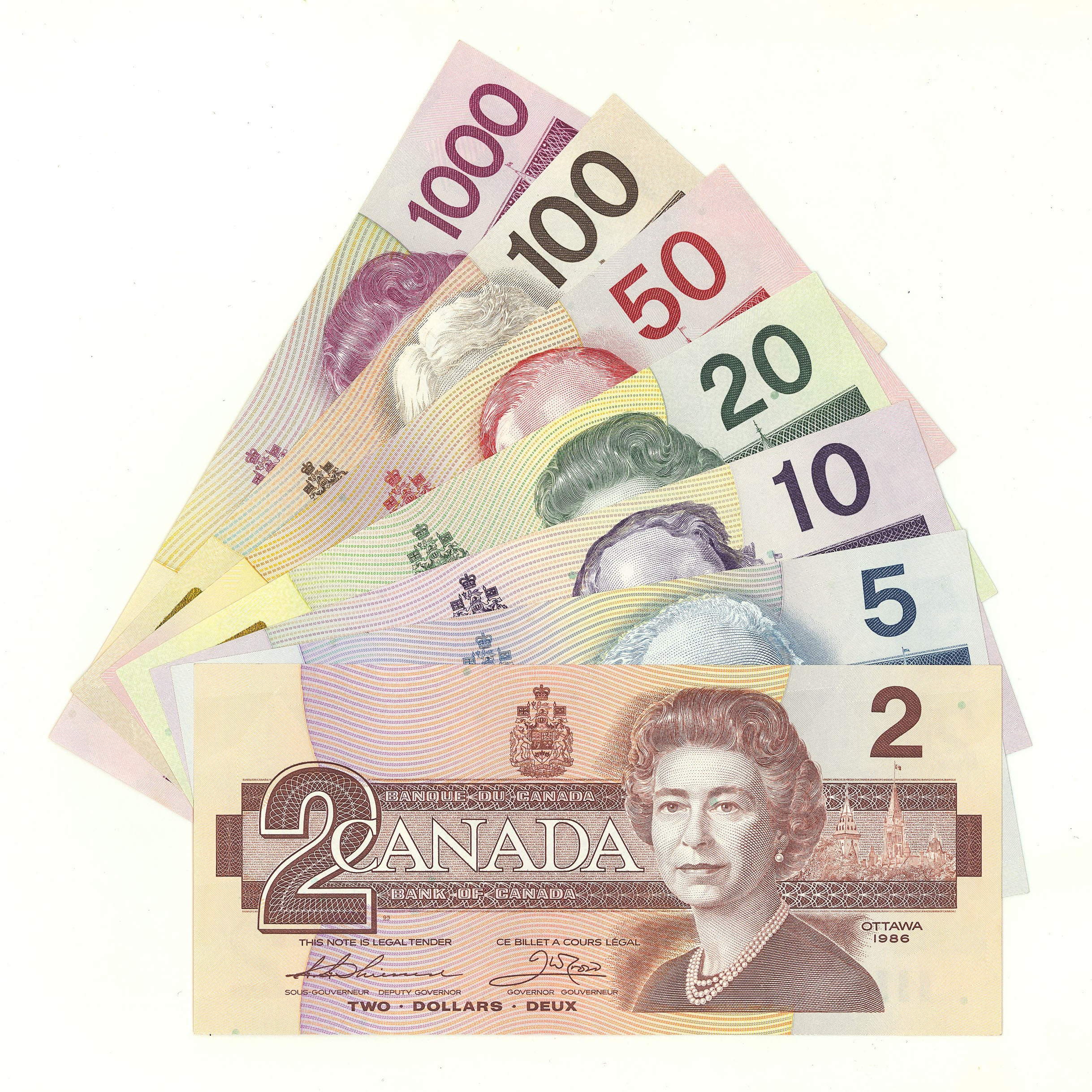 New Canadian 1000 Dollar Bill Bank Notes Past And Present Bank Of