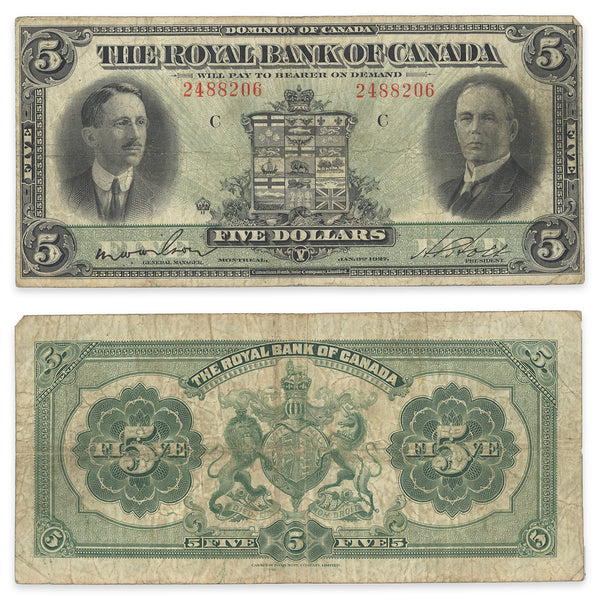 Antique Canadian Paper Money Banknotes & Old Bills | CDNCoin