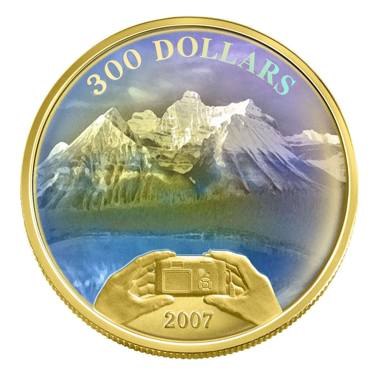 2007 $300 Panoramic Photography - 14-kt. Gold Coin