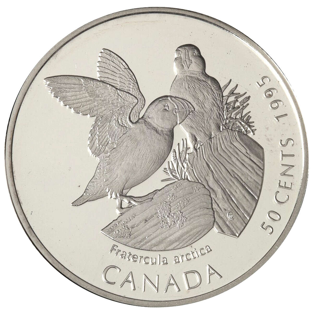 1995 50c Birds of Canada Series - Sterling Silver 4-Coin Set