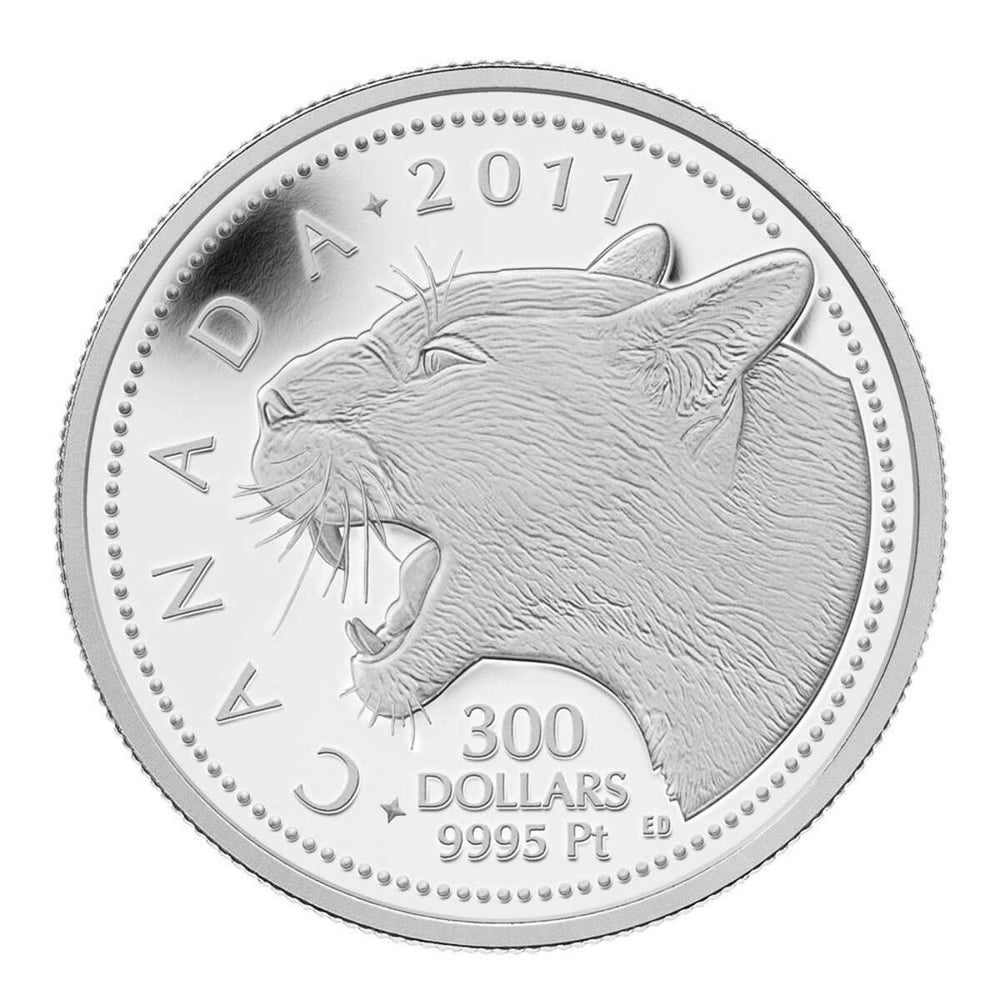2011 $300 Cougar - Pure Platinum Coin