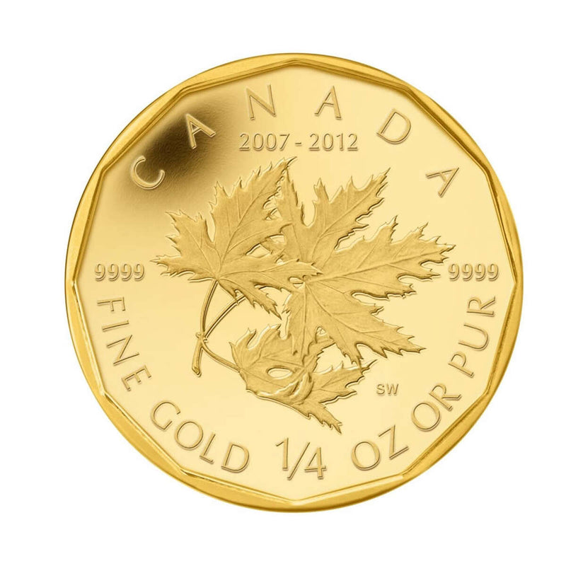 2012 The Million Dollar Coin, 5th Anniversary - Pure Gold Fractional S