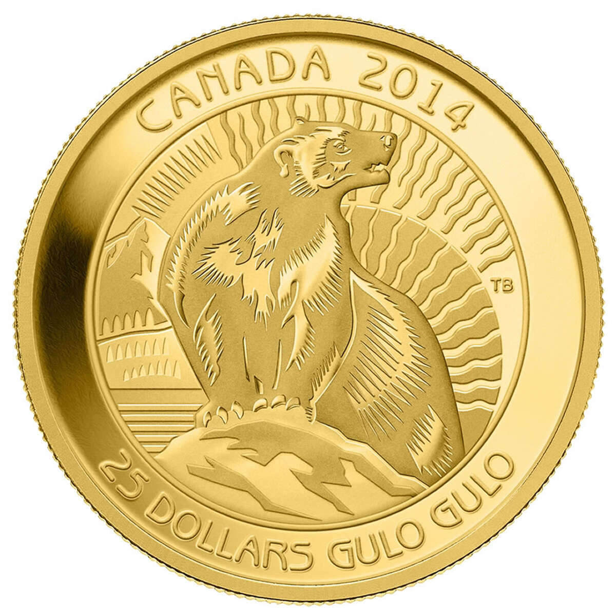 2014 $25 The Wolverine - Pure Gold Coin