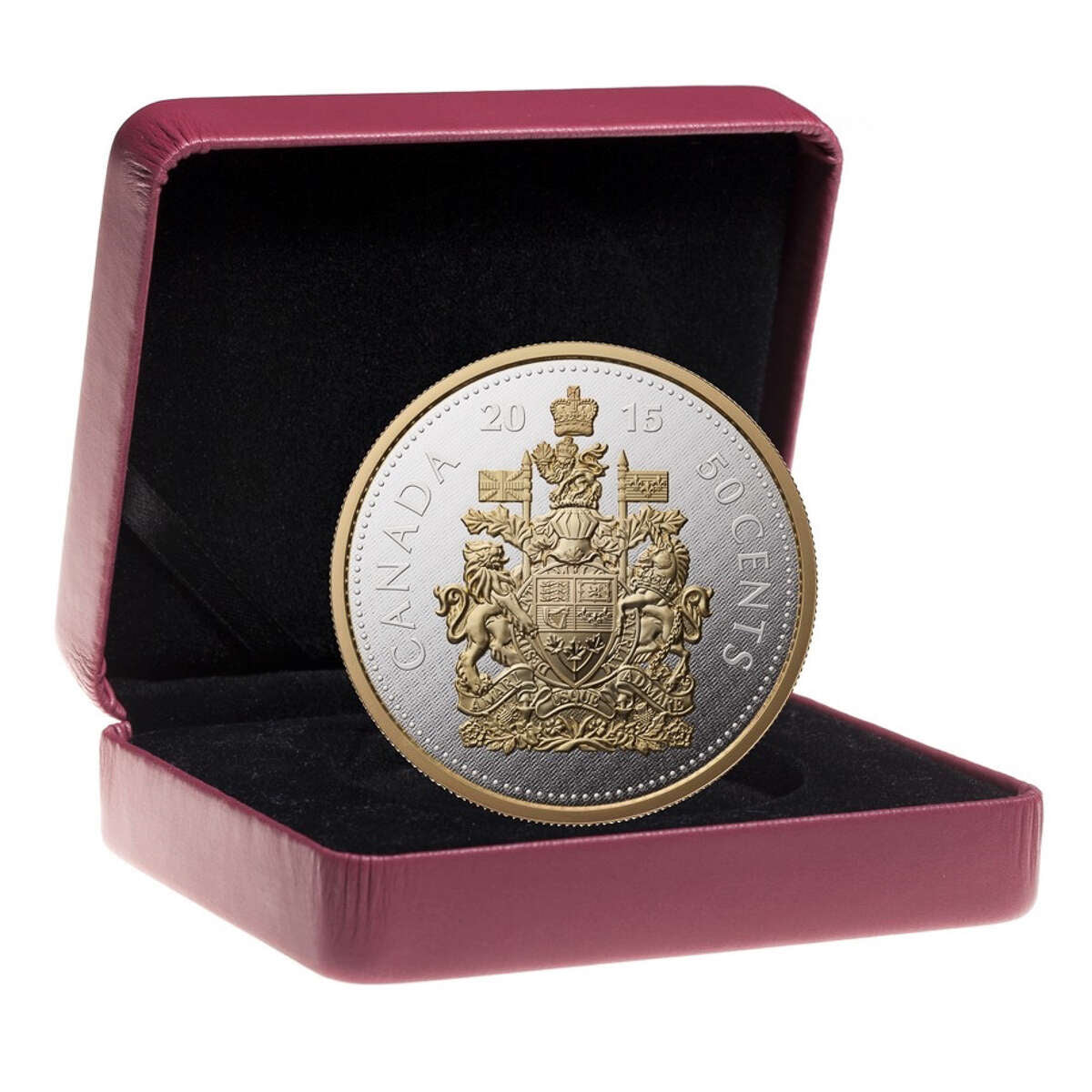 2015 50c Big Coin Series - 5 oz Pure Silver Coin (Coat of Arms)