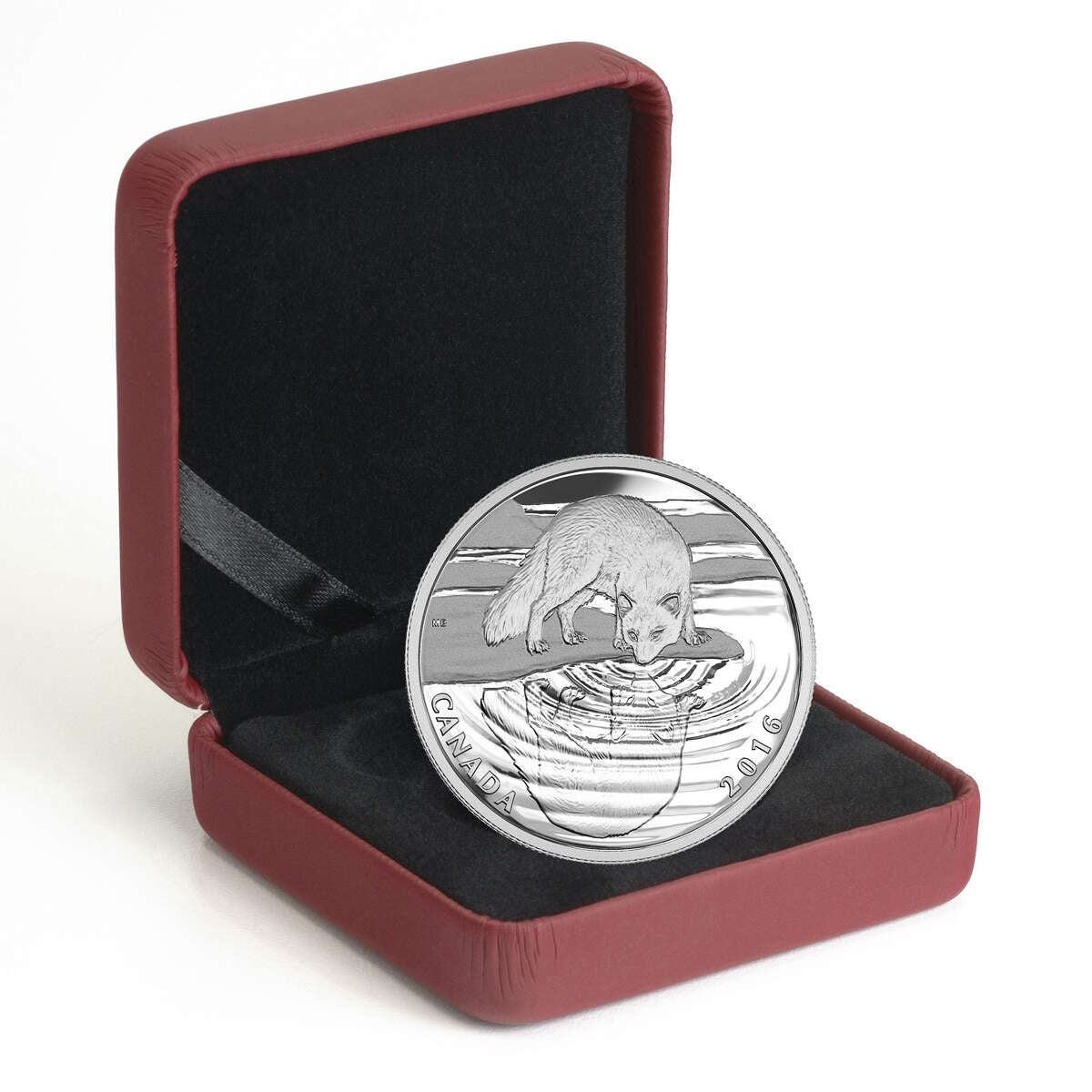2016 $10 Reflections of Wildlife: Arctic Fox - Pure Silver Coin