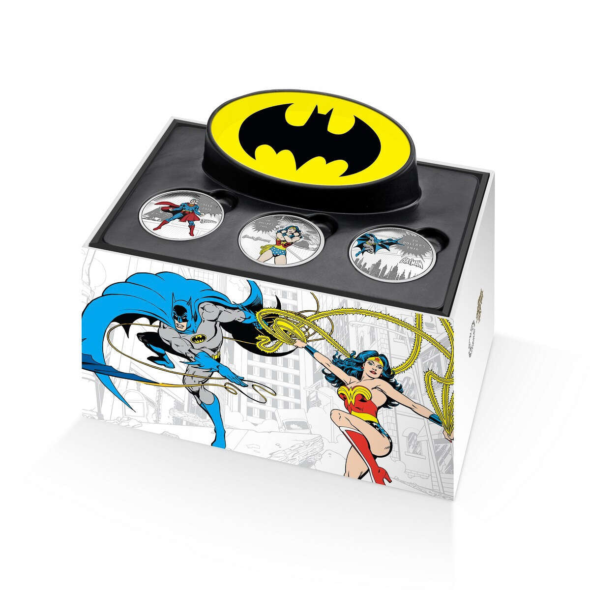 2016 DC Comics Originals Silver 3-Coin Set