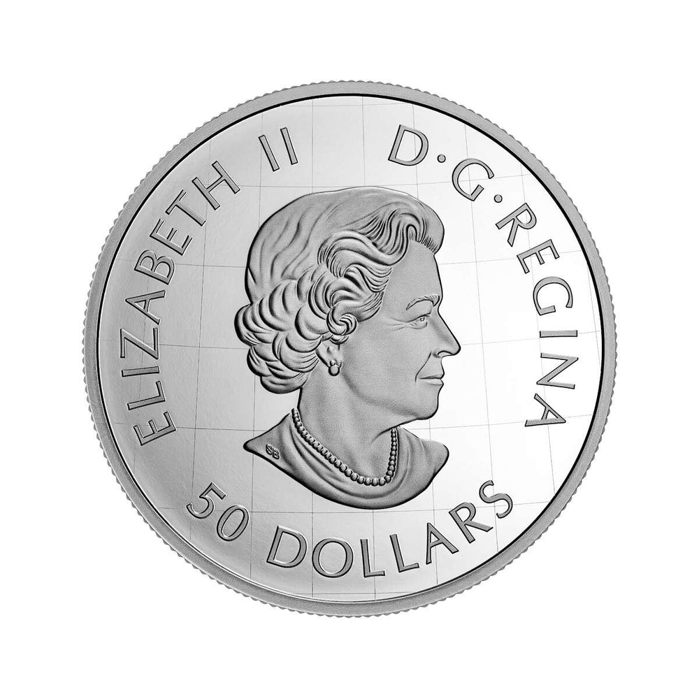 2021 $50 Great Lakes Tribute - Pure Silver Coin
