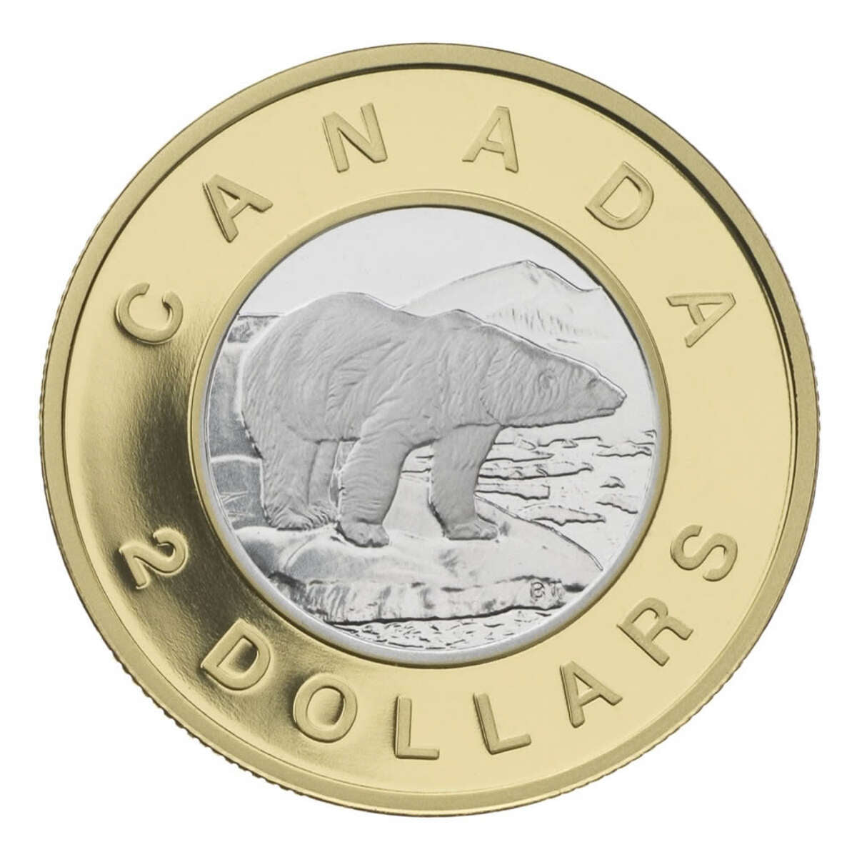2006 $2 Canada's $2 Coin, 10th Anniversary - 22kt. Gold Coin