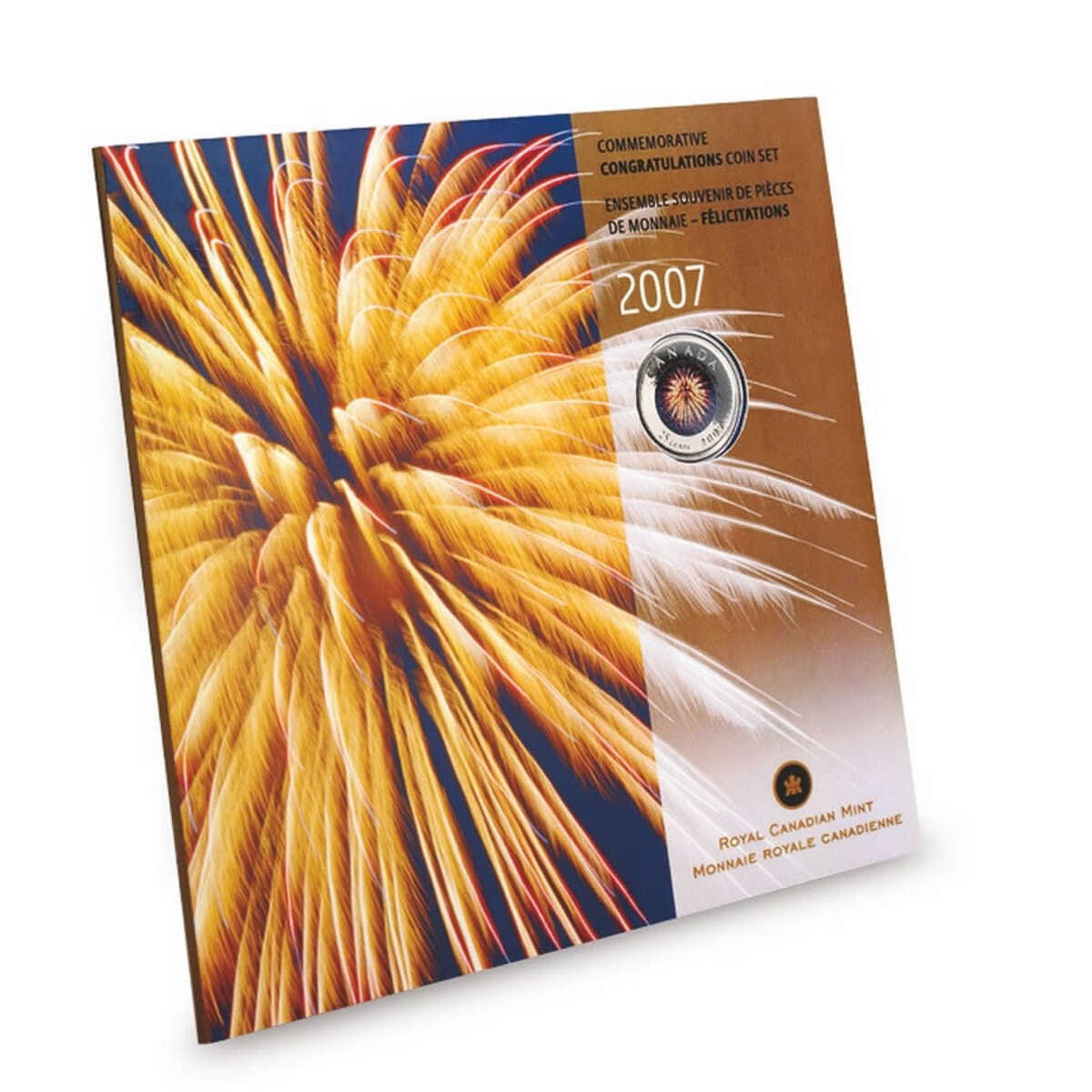 2007 Congratulations Gift Set with coloured 25-cent