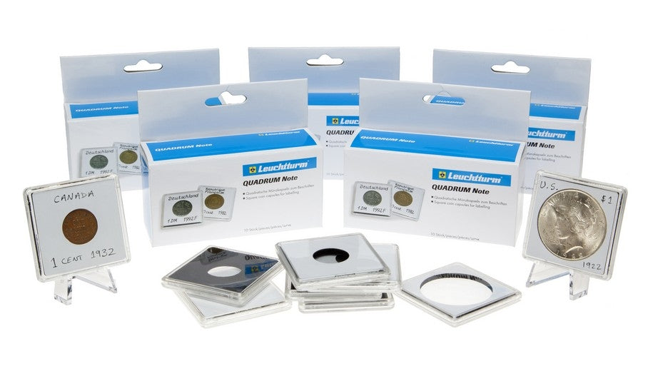 QUADRUM NOTE Square Coin Capsules